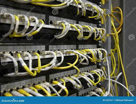 Ethernet Patch Panel Stock Image Image Of Patch Telecommunication