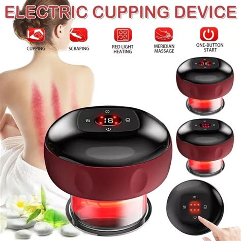 Electric Cupping Therapy Massager Usb Smart Adjustable Guasha Scraping