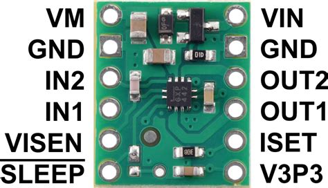 Pololu Mp6550 Single Brushed Dc Motor Driver Carrier