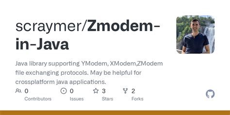 GitHub Scraymer Zmodem In Java Java Library Supporting YModem XModem ZModem File Exchanging