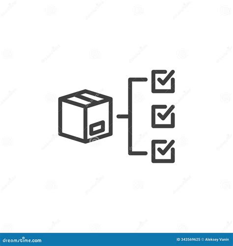 Success Criteria Line Icons Collection Objectives Standards Criteria