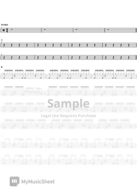 아이유 미아 악보 By Copydrum