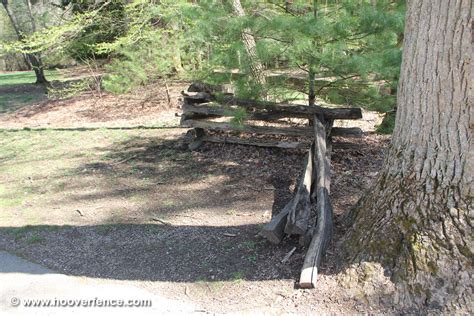 Cedar Stack Rails Unscarfed Hoover Fence Co