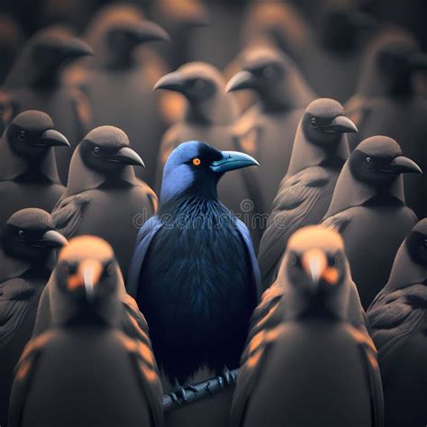 Black Raven Trophy Generative Ai Stock Illustration Illustration Of