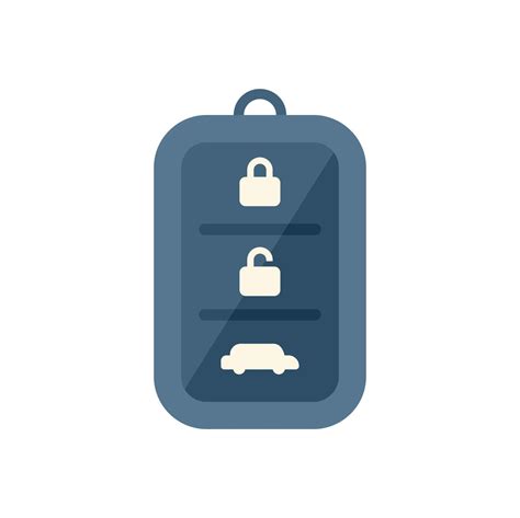 Modern Car Key Fob With Lock And Unlock Buttons 50489712 Vector Art At