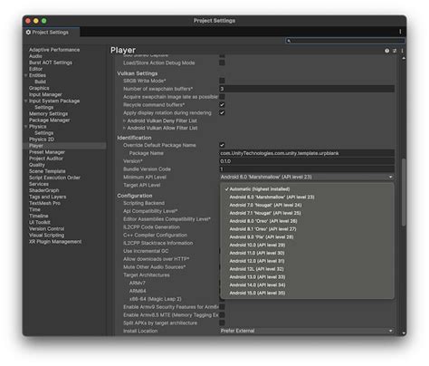Unity Manual Android Environment Setup