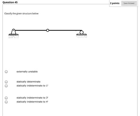 Solved Classify The Given Structure Below Externally Chegg