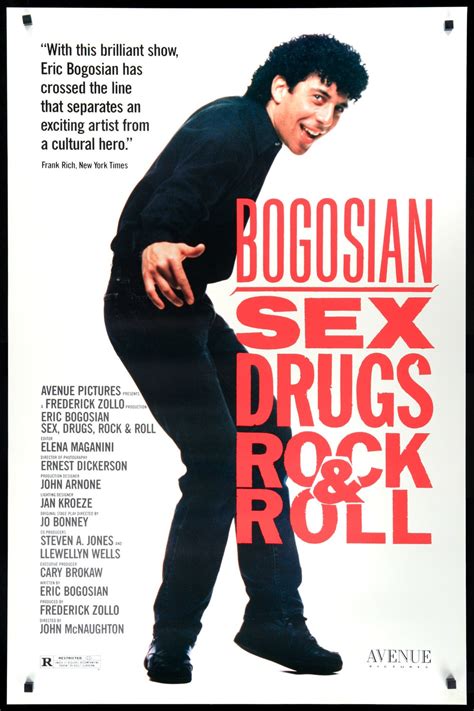 Sex Drugs Rock And Roll 1991 Original One Sheet Movie Poster