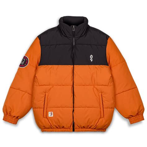 Grimey Vita Deorum Grmy X Oj Puffer Jacket Orange Fw23 Grimey