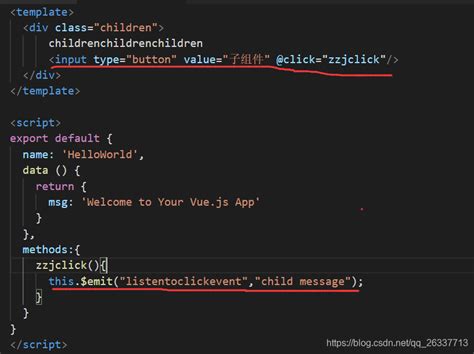 Vue 父子组件数据传递详解 Csdn博客