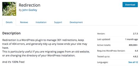 Redirecting Website Traffic Using Redirection Plugin Liam Pedley Design