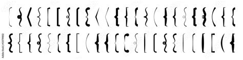 Text Brackets Collection Black Quotation Box Curly Square And Corner Parentheses Vintage