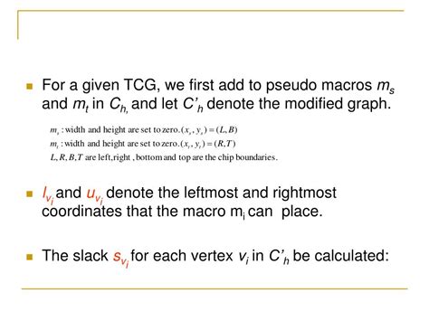 Ppt Constraint Graph Based Macro Placement For Modern Mixed Size