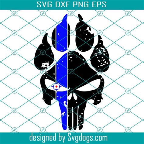 K 9 Law Enforcement Svg Police K 9 Thin Blue Line Svg Thin Blue Line