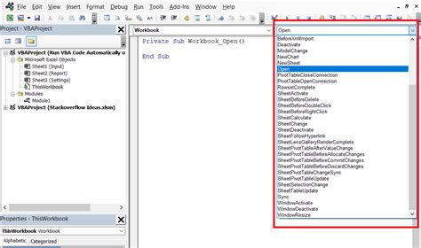 Excel Vba Solutions Run Vba Code Automatically On Workbook Open