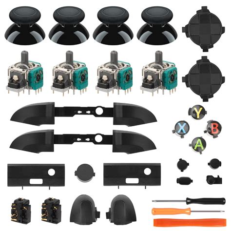 Benseager 25pcs Complete Repair Kit For Xbox Series X S Controller Includes 3d