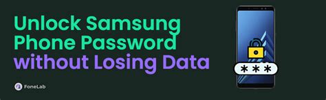 3 Best Ways Unlock Samsung Phone Forgot Password Without Losing Data