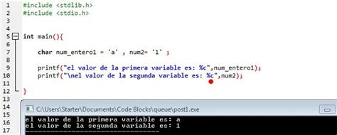 Tutorial 1 C Declaración de variables asignación constantes y tipos