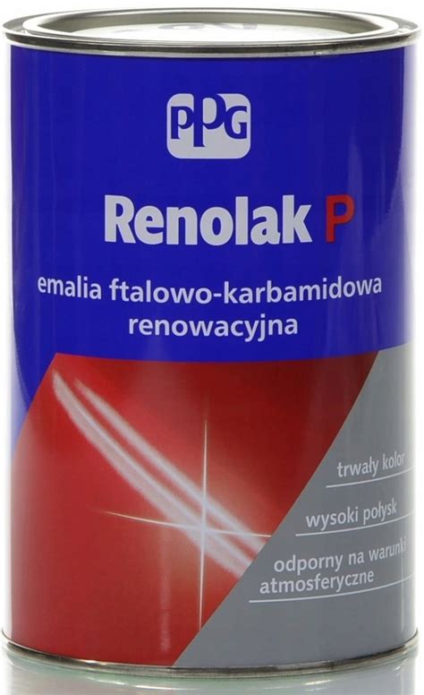 PPG RENOLAK CZERWONA MEKSYKAŃSKA FARBA RENOWAC 1L 5901457039443