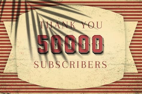Premium Photo A Poster That Says Thank You 500 Subscribers