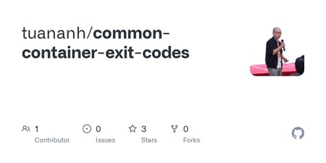 GitHub Tuananh Common Container Exit Codes