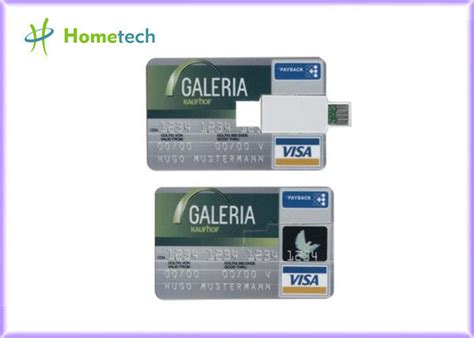 Customized Credit Card Usb Storage Device 8gb Memeory Card Usb Disk