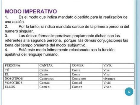 Qué es el modo imperativo Con ejemplos Modo imperativo Verbos en modo imperativo Verbo