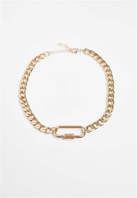 Urban Classics Unisex halsband fast halsband färg guld en Pris