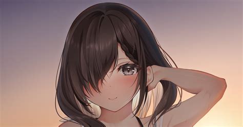 女の子 「夏も終わりまた来年来ようね」 なぎなのイラスト Pixiv