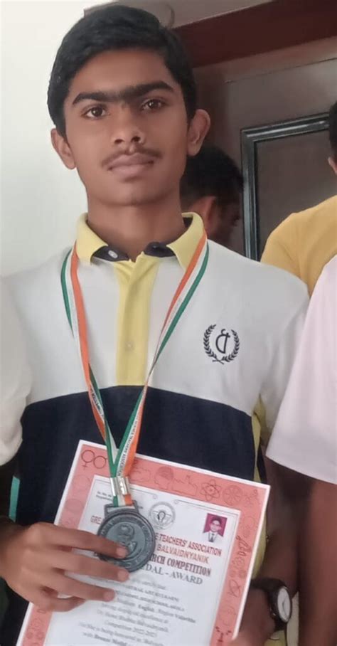 Sarthak Kulkarni Bronze Medal Vidyasagar Academy