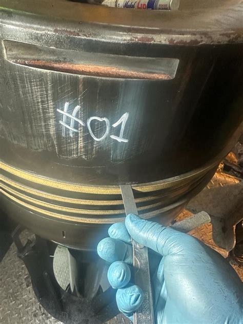 Cylinder Liner Replacement From Man 6s50 Me Engine Lucas Marins De Aquino