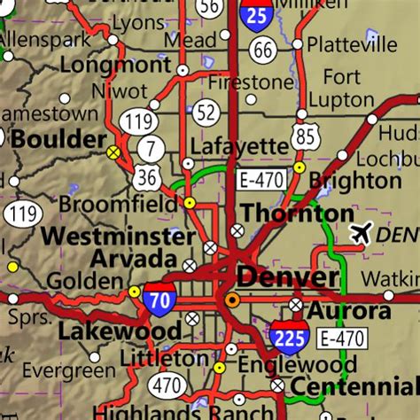 Colorado Highway Map By World Sites Atlas Avenza Maps