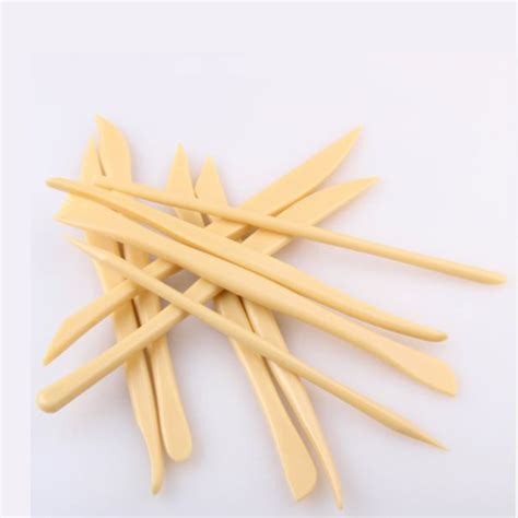 10 Stuks Hout Houten Klei Modeling Tools Set Polym Grandado