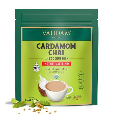 Cardamom Chai Instant Latte Mix Vahdam Tea Tealovers