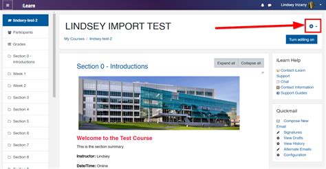 Importing Specific ILearn Content To Your Canvas Course Academic