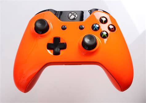 Neon Orange Glossy Xbox One Controller Playstation Xbox Pc Pc Ps4