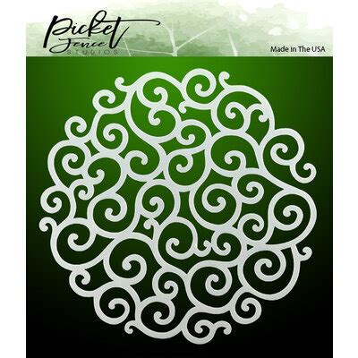 Picket Fence Studios Sunburst Stencil