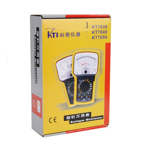 Kt7030 Professional Digital Dual Display Analogue Multimeter Tester