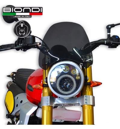 Cupolino Biondi Sport Per Fantic Caballero 125 250 E 500 Fume Scuro