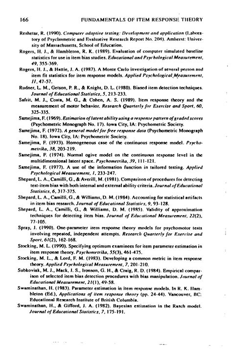 Fundamental Of Item Response Theory Alrabbaiomran Page 175 Flip Pdf Online Pubhtml5