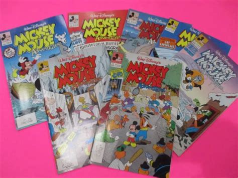 Walt Disneys Mickey Mouse Adventures 1990 Comic Book Lot 7 Including Nm