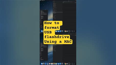 How To Format A Usb Flash Drive Using A Mac Computer Usb Flashdrive Format Mac Macbook