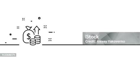 달러 기호와 위쪽 화살표 선 아이콘이 있는 머니 백 지불 급여 거래 동전 지불 현금 발생액 소득 통화 돈 비용 재무 관리 개념