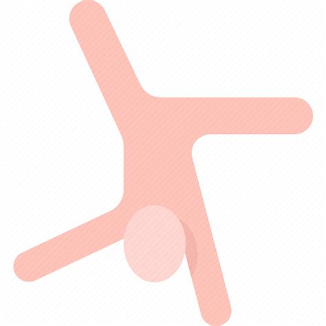 Gymnastics Cartwheel Acrobat Posture Exercise Icon Download On