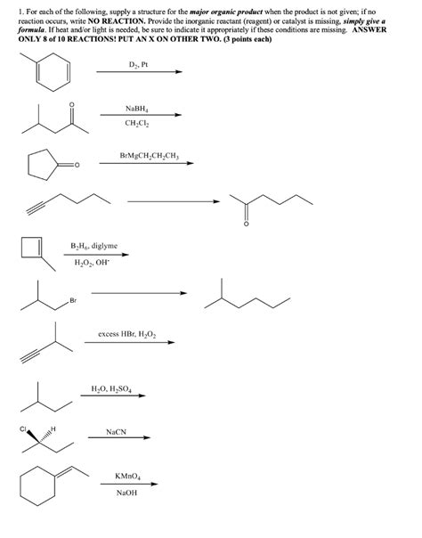 Solved For Each Of The Following Supply A Structure For Chegg