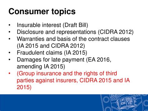 Insurance Law Reform Fairer Treatment For Consumers Peter J Tyldesley