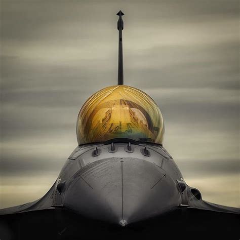 The F 16 Fighting Falcon Has A One Piece Bubble Canopy With No Forward Frame The Canopy