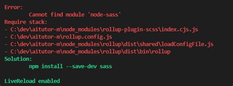 Cannot Find Module Node Sass 에러 해결 간단
