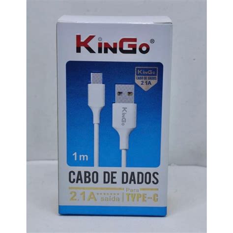 Cabo De Dados Tipo C 2 Metros 21a Kingo Ibn Shop A Melhor Em