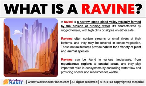What Is A Ravine Definition Of Ravine